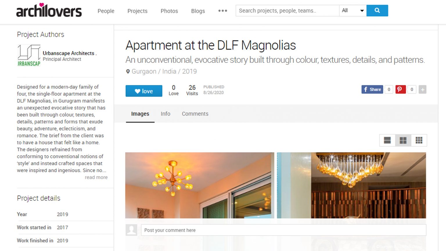 Archilovers Covers Urbanscape Architects, DLF Magnolias